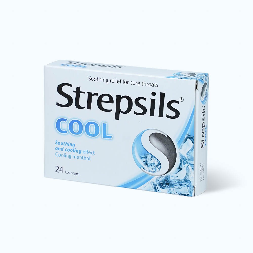 Strepsils Cool (24 viên/hộp)