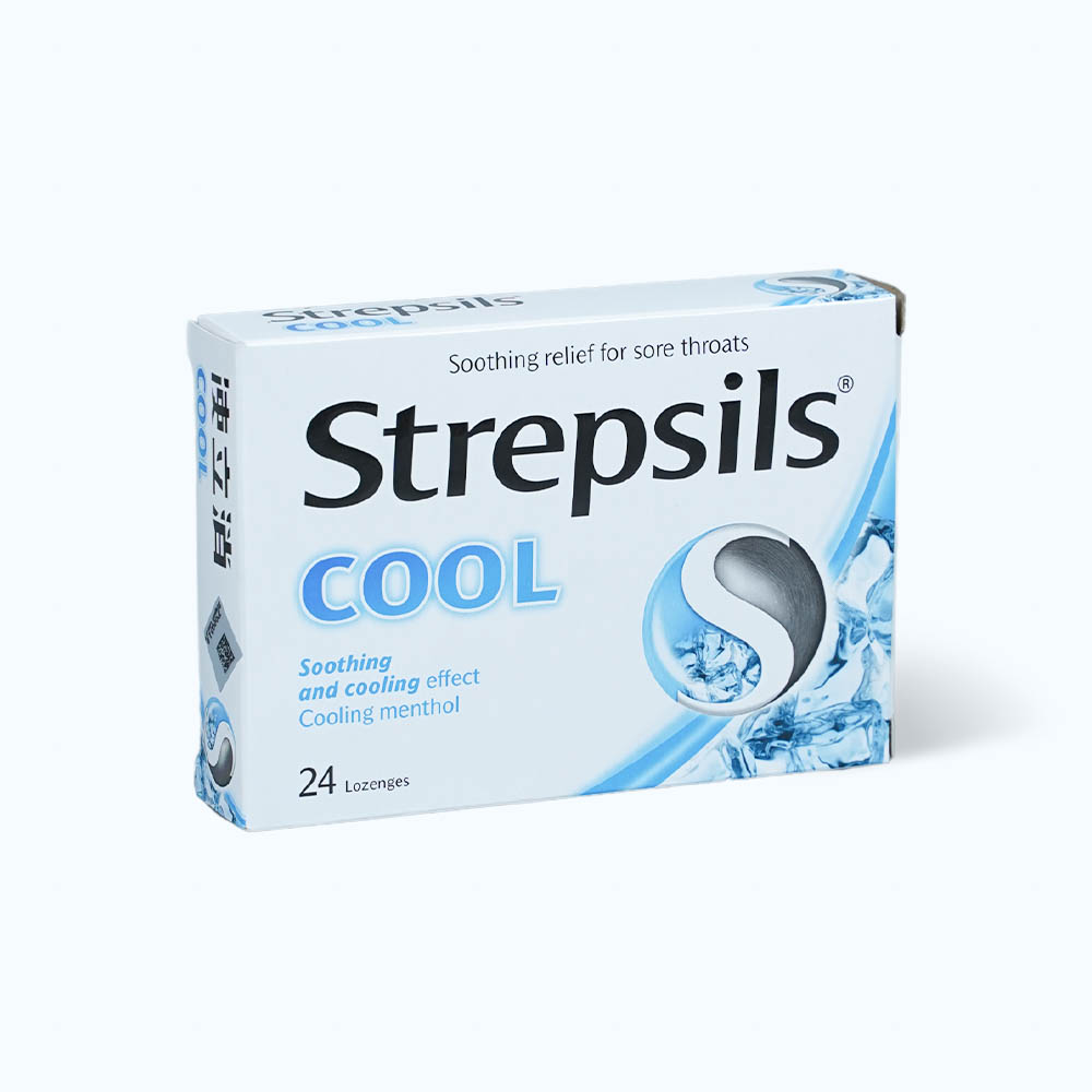 Strepsils Cool (24 viên/hộp)