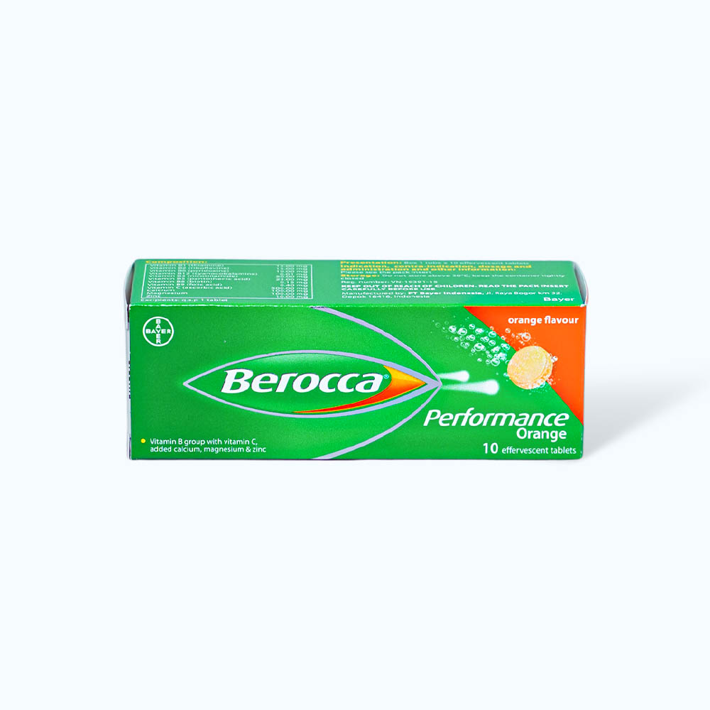 Berocca Performance (10 viên/tuýp)