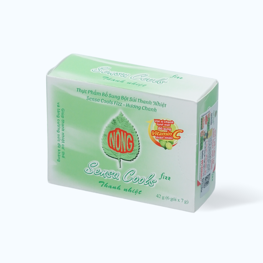 Bột sủi thanh nhiệt Sensa Cools (6 gói/hộp)