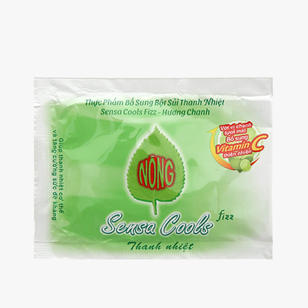 Bột sủi thanh nhiệt Sensa Cools (6 gói/hộp)