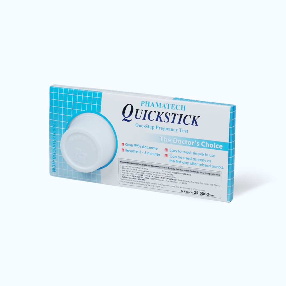 Que thử thai nhanh Quickstick (1 cái/hộp)