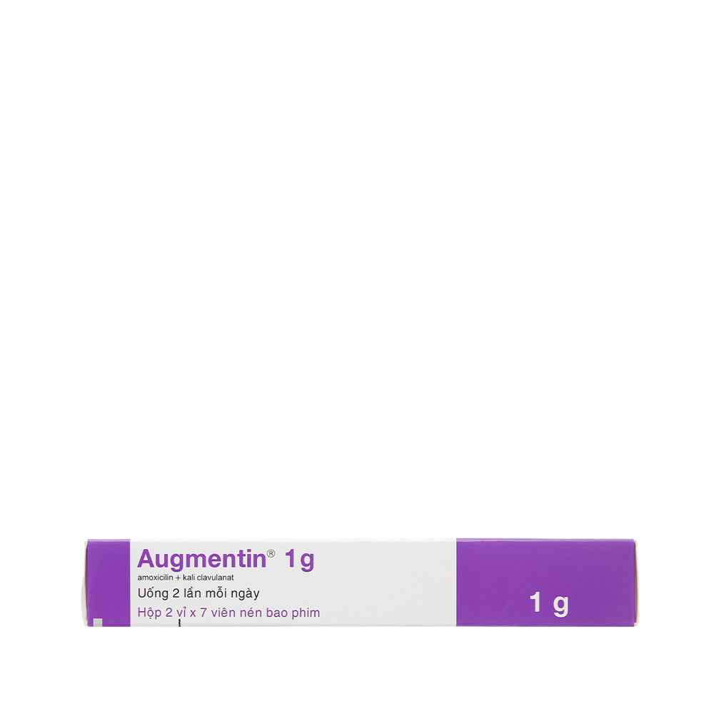 Augmentin Bd Tab 1G: Kháng Sinh Cho Bệnh Nhiễm Khuẩn (2 Vỉ X 7 Viên)