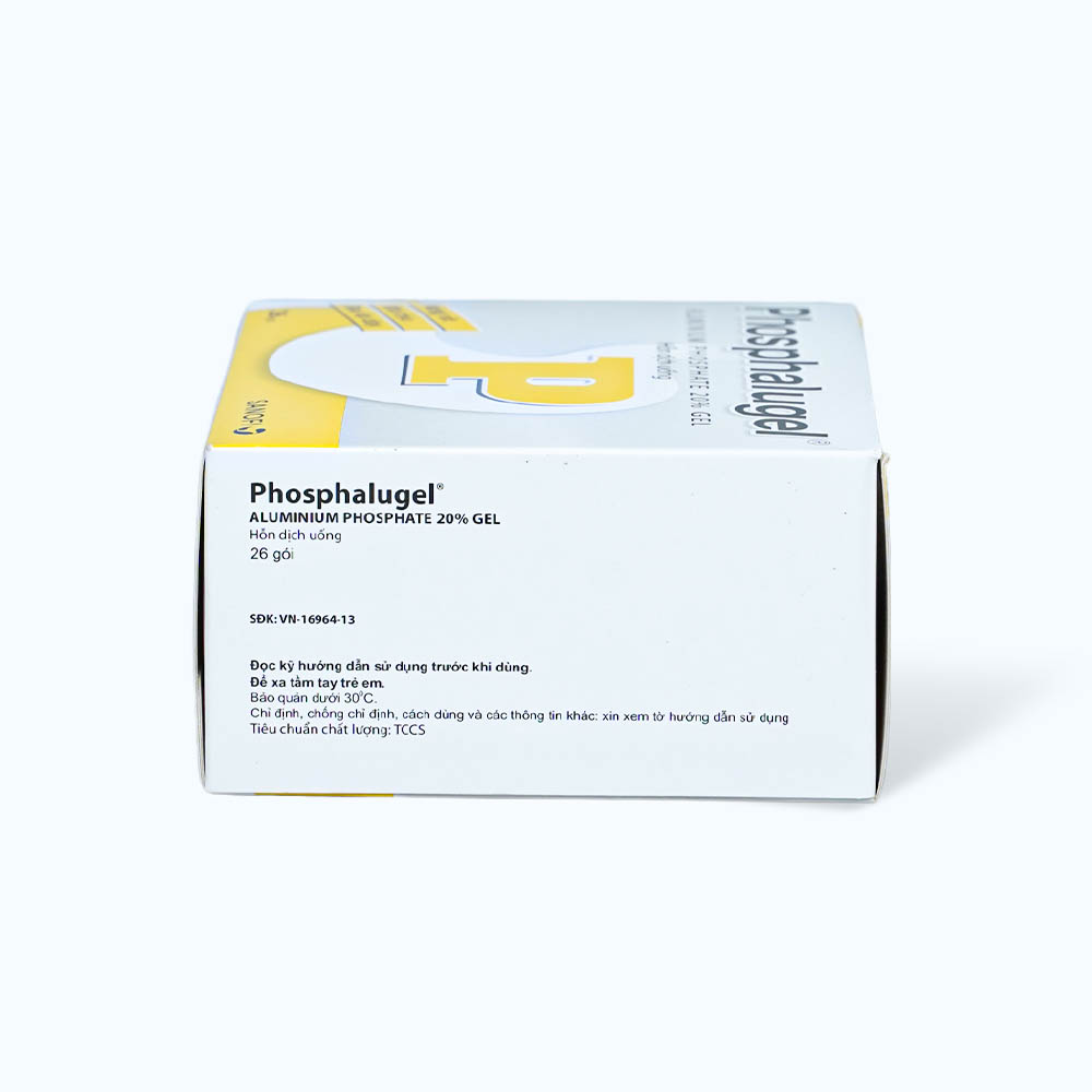 Hỗn dịch uống Phosphalugel 20% điều trị các triệu chứng viêm loét dạ ...