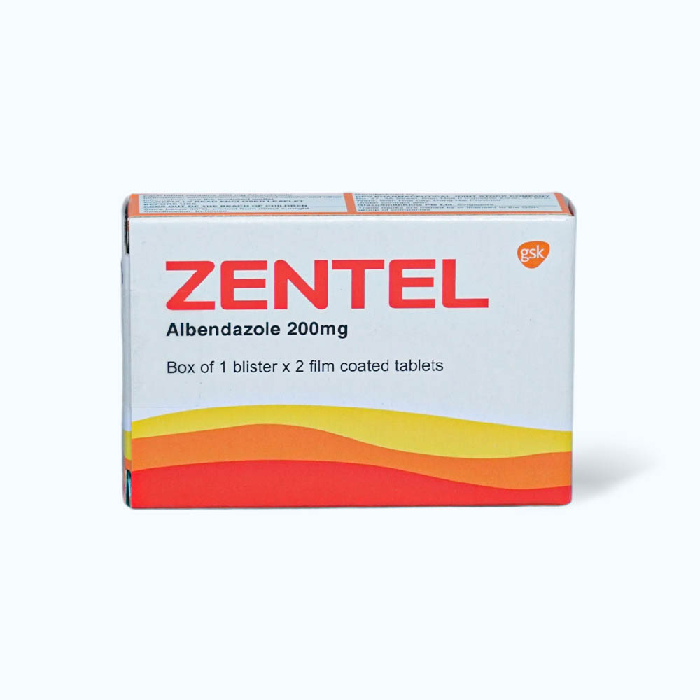 Zentel 200mg (2 viên/hộp)
