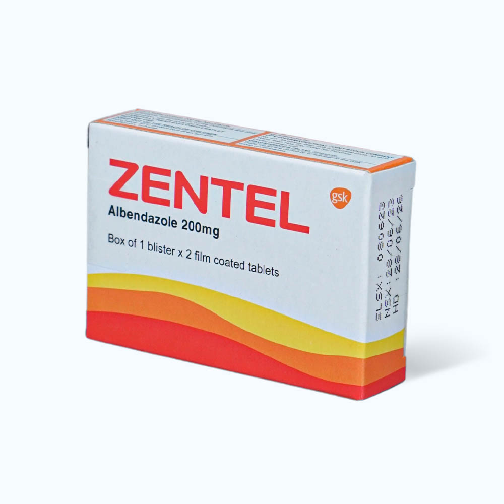 Zentel 200mg (2 viên/hộp)