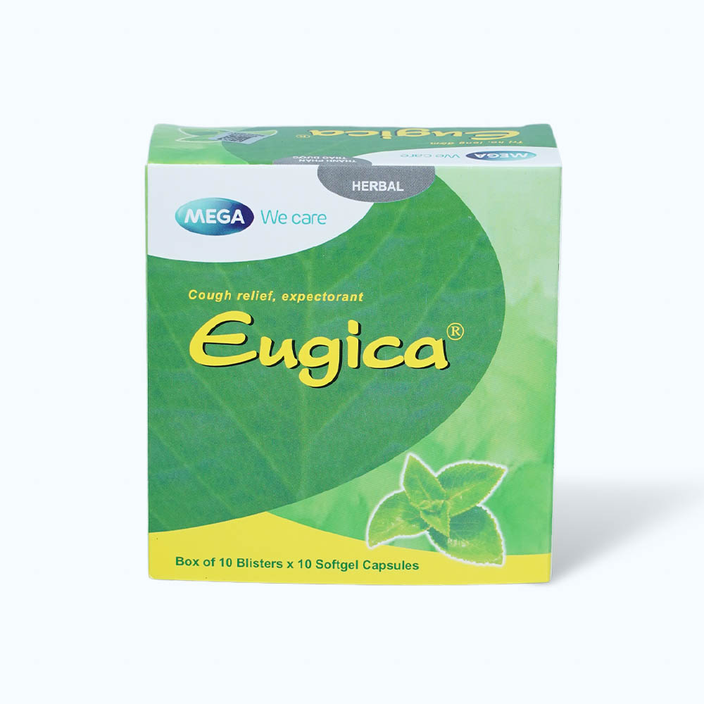 Eugica (hộp 10 vỉ x 10 viên nang mềm)