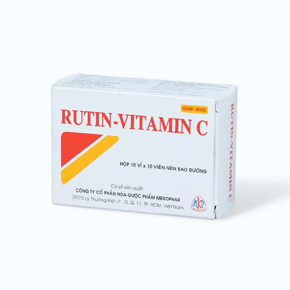 Rutin-Vitamin C (10 vỉ x 10 viên)