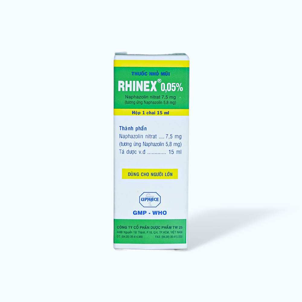 Rhinex 0.05% 15ml (Hộp 1 lọ)