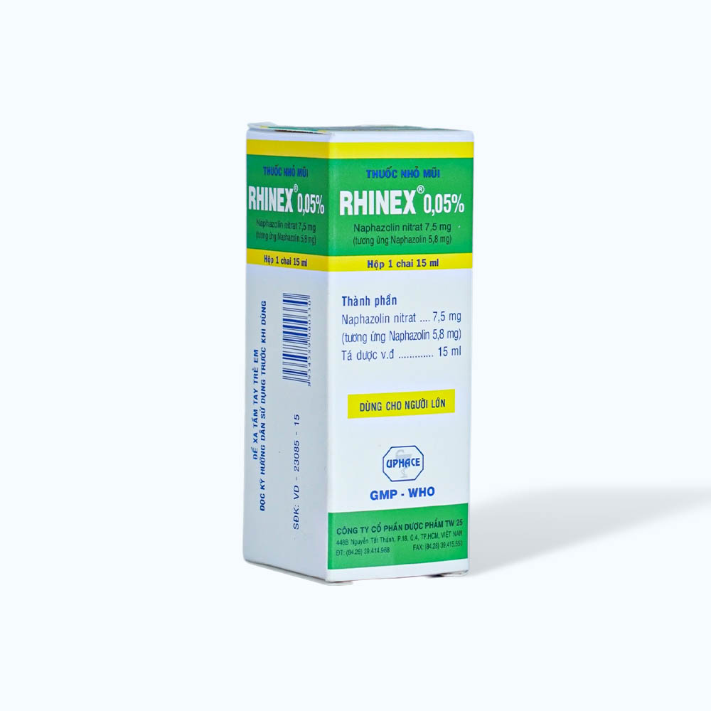 Rhinex 0.05% 15ml (Hộp 1 lọ)