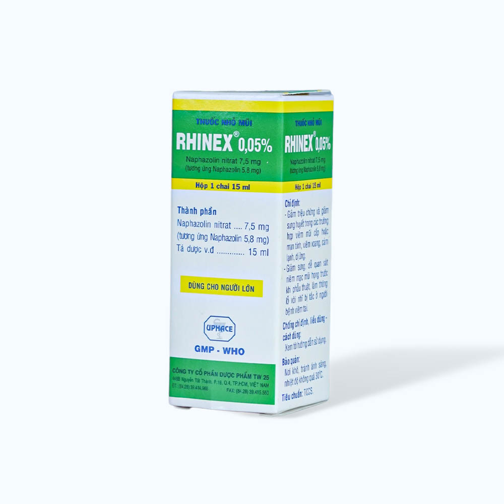 Rhinex 0.05% 15ml (Hộp 1 lọ)