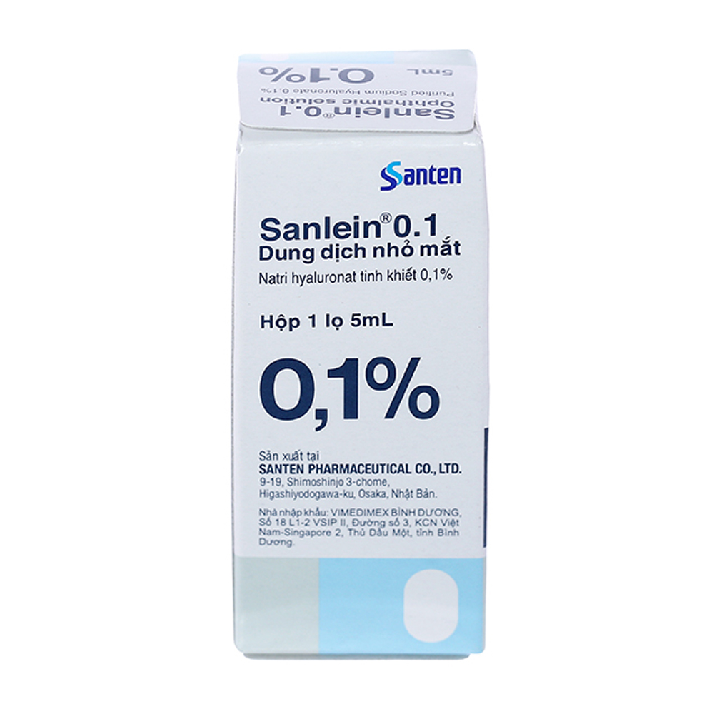 Dung dịch nhỏ mắt Sanlein Dry Eye 0.1% (5ml)