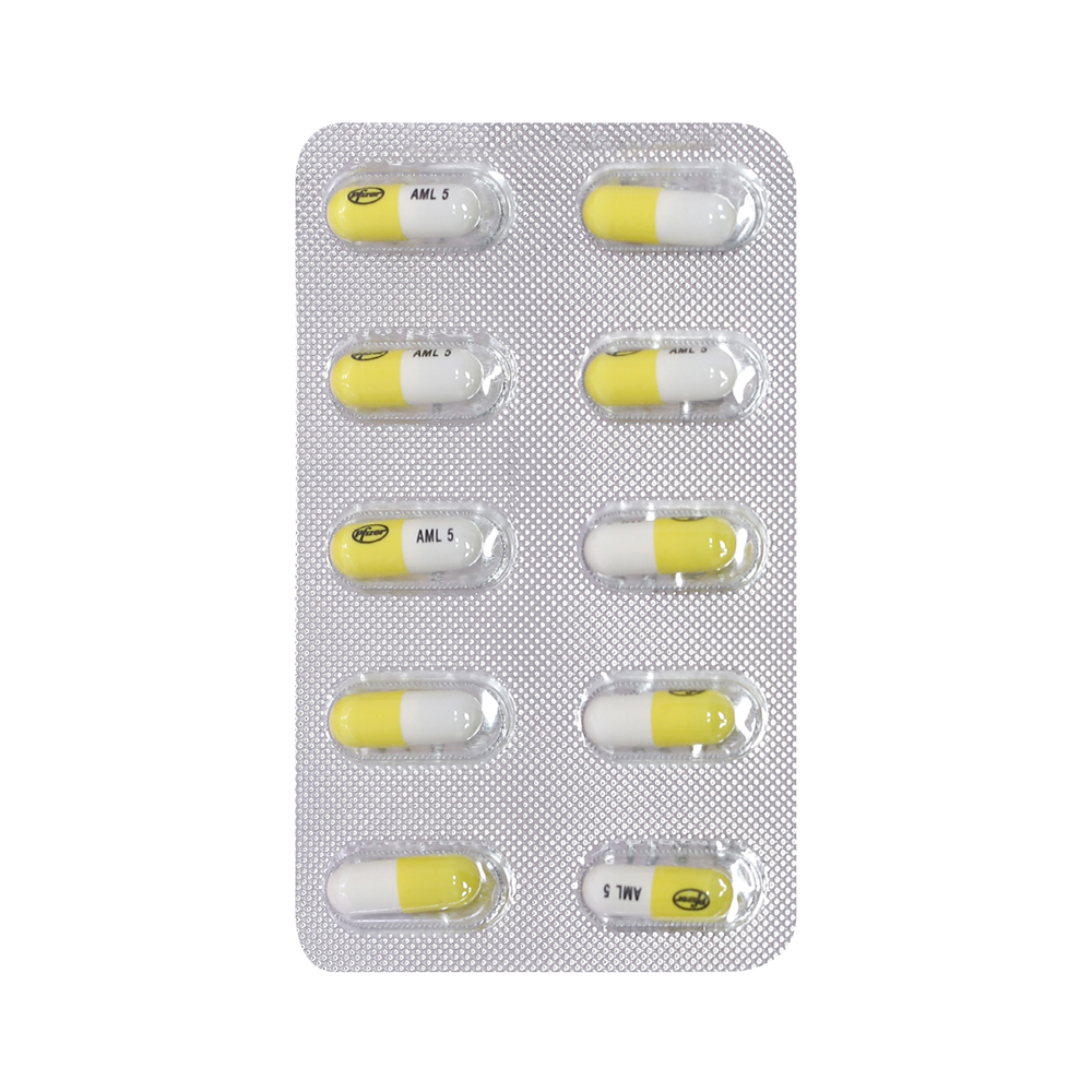 Amlor Amlodipine 5mg (Hộp 30 viên)