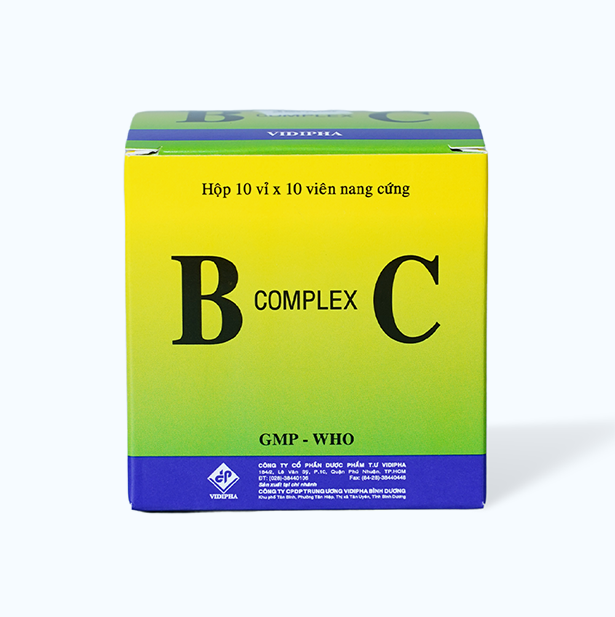 B Complex C Vidipha (10 vỉ x 10 viên)