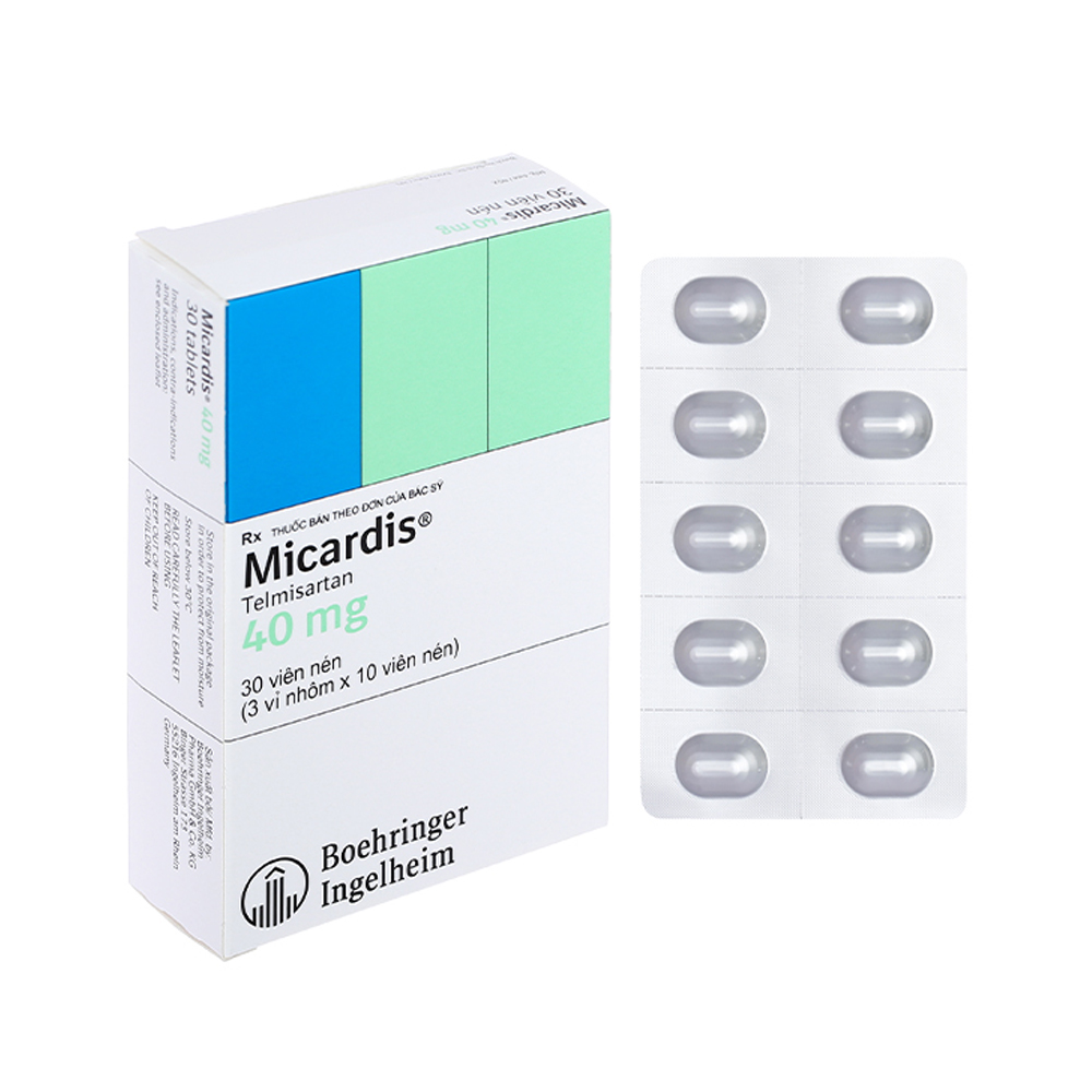 Micardis 40mg (Hộp 3 vỉ x 10 viên)