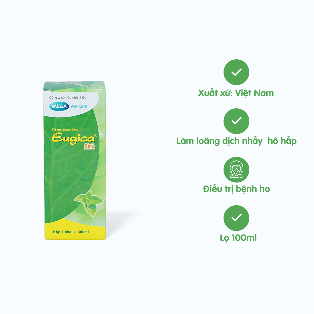 Eugica Sirô (Hộp 1 chai 100ml)