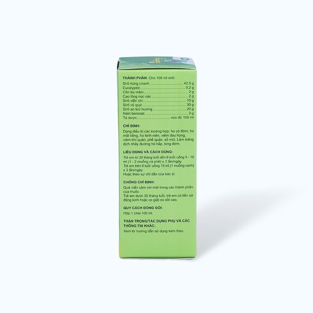 Eugica Sirô (Hộp 1 chai 100ml)