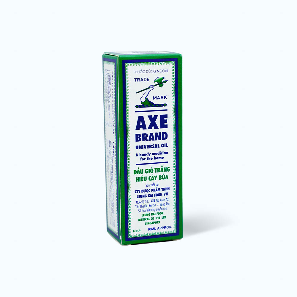 Dầu gió trắng hiệu Cây Búa Axe Brand (10ml)