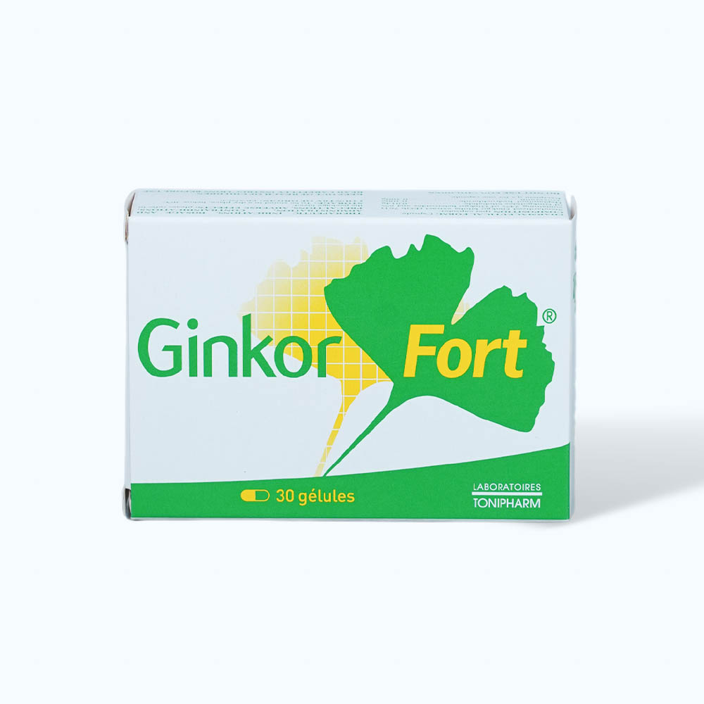 Viên nang cứng Ginkor Fort điều trị suy tĩnh mạch, trĩ cấp tính (3 vỉ x ...