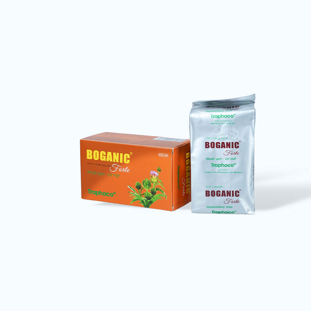Boganic Forte Traphaco (Hộp 5 vỉ x 10 viên)