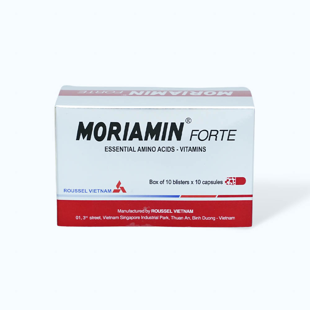 Moriamin Forte (10 vỉ x 10 viên)