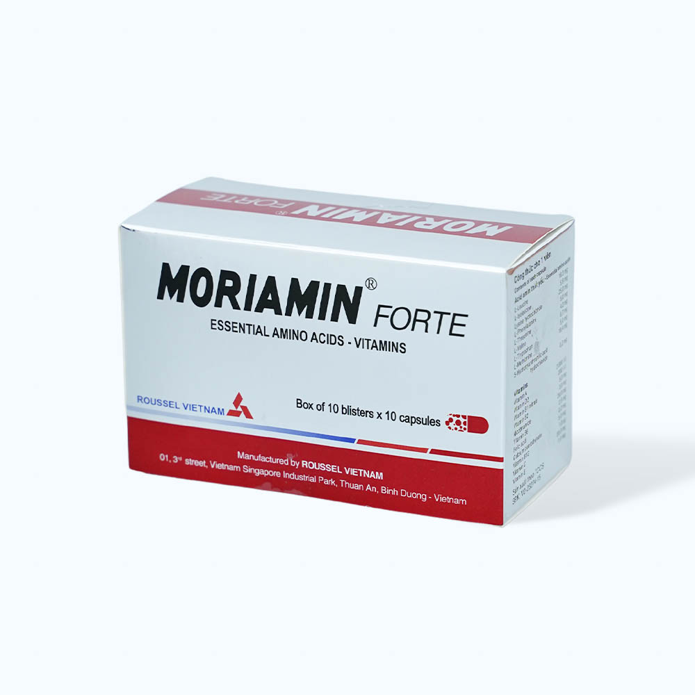 Moriamin Forte (10 vỉ x 10 viên)