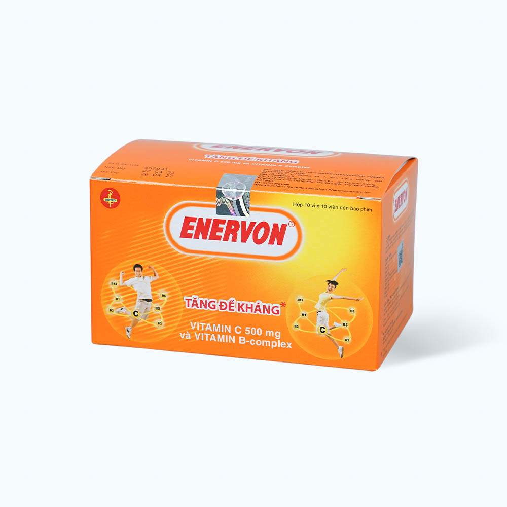 Enervon - Viên Nén Bổ Sung Năng Lượng (10 Vi X 10 Viên)