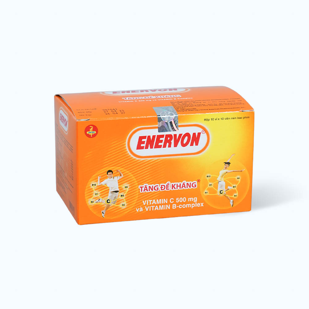 Enervon - Viên Nén Bổ Sung Năng Lượng (10 Vi X 10 Viên)