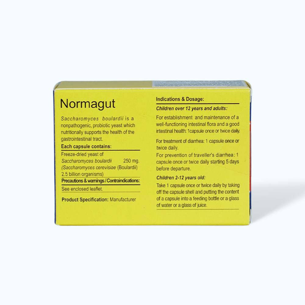 Normagut (Hộp 3 vỉ x 10 viên)