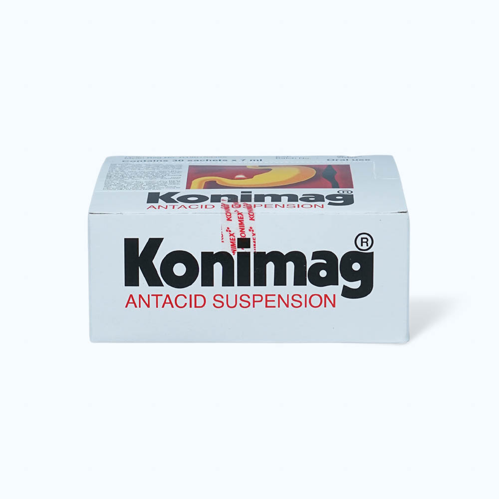 Hỗn dịch uống Konimag làm giảm buồn nôn, khó tiêu do dư acid, khó chịu ...