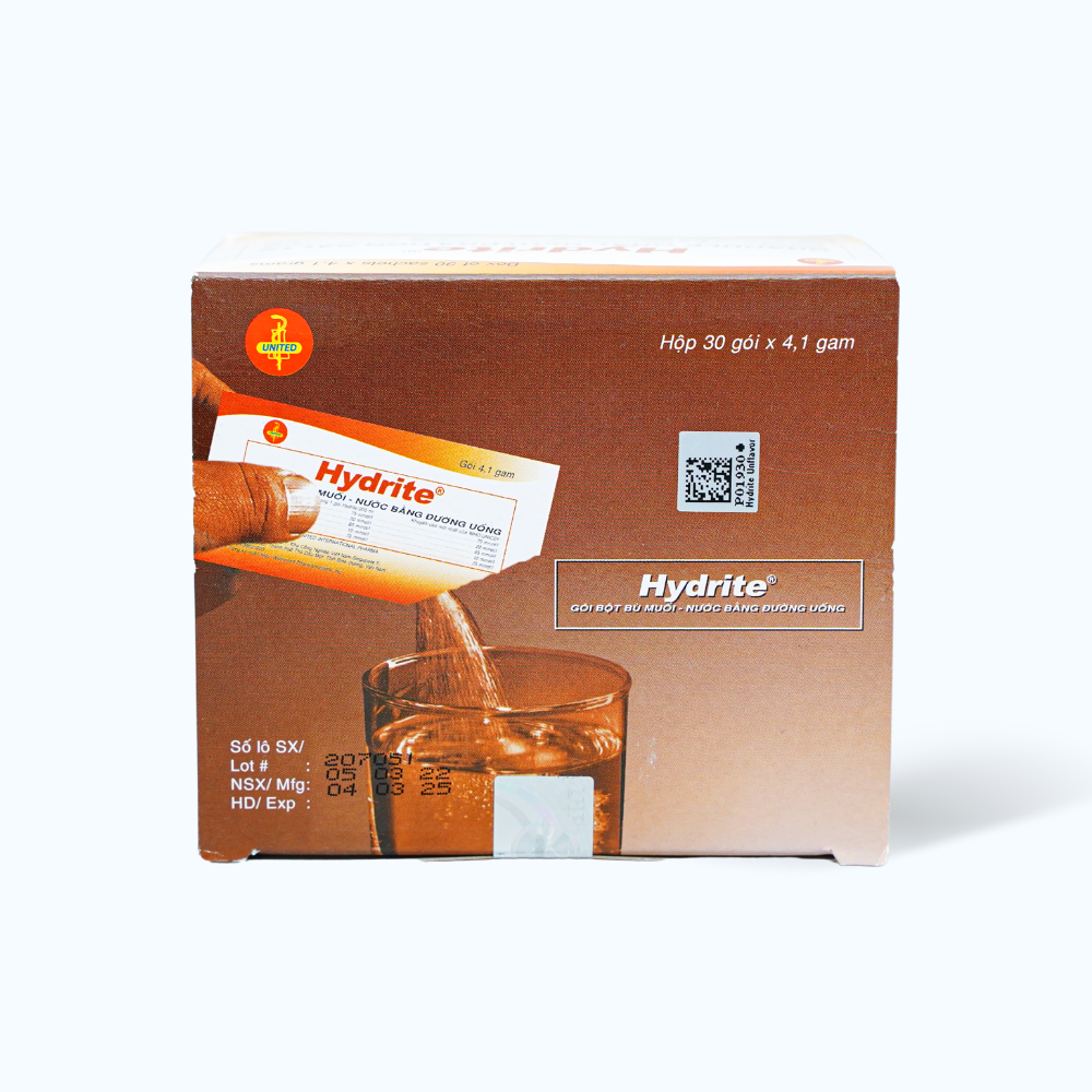 Thuốc bột Hydrite phòng và điều trị mất nước và chất điện giải (30 gói ...
