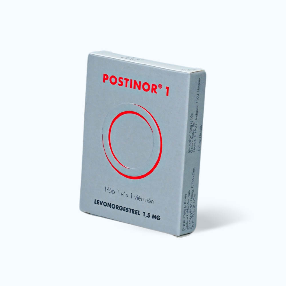 Viên nén Postinor 1 thuốc tránh thai khẩn cấp trong vòng 72 giờ (1 vỉ X ...