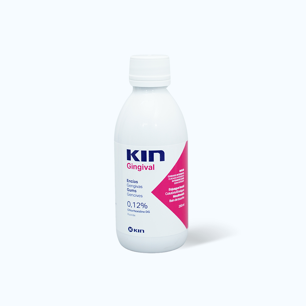 Nước súc miệng chăm sóc nướu, sạch vi khuẩn, ngừa sâu răng Kin Gingival ...