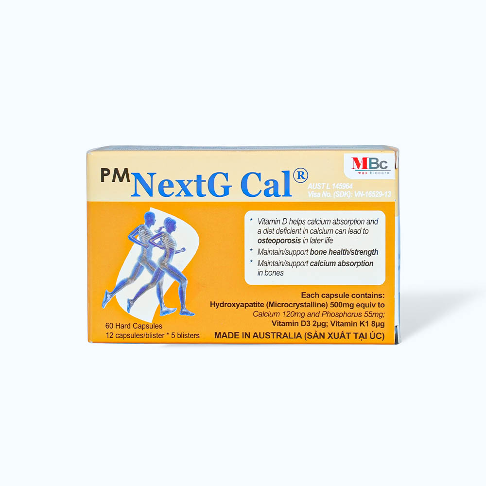 PM NextG Cal (Hộp 5 vỉ x 12 viên)