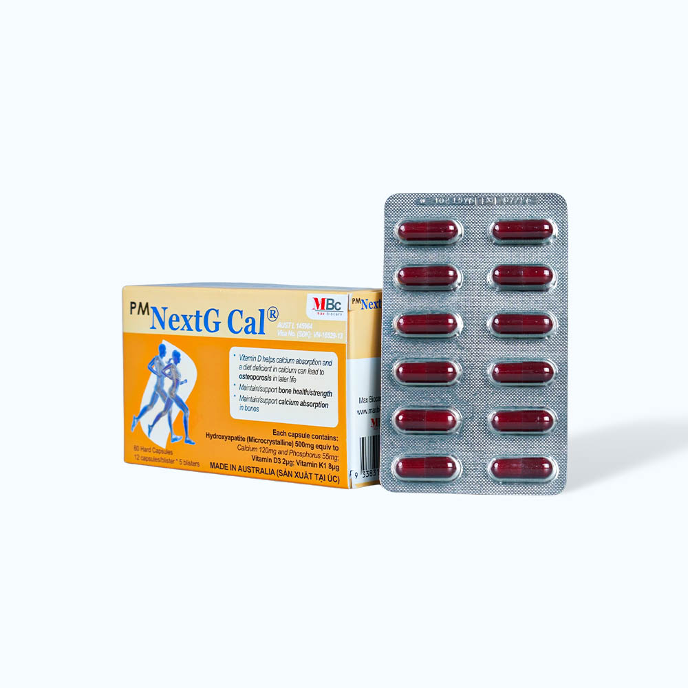 PM NextG Cal (Hộp 5 vỉ x 12 viên)