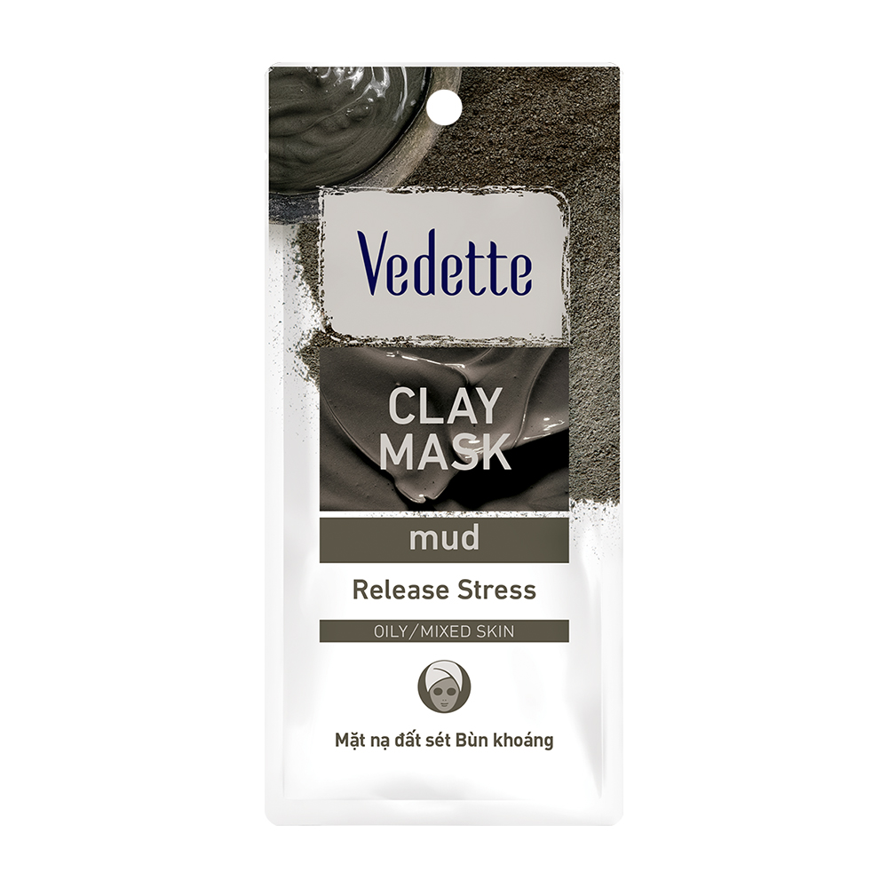 Mặt nạ đất sét bùn Vedette Clay Mask Cocoa (15ml)