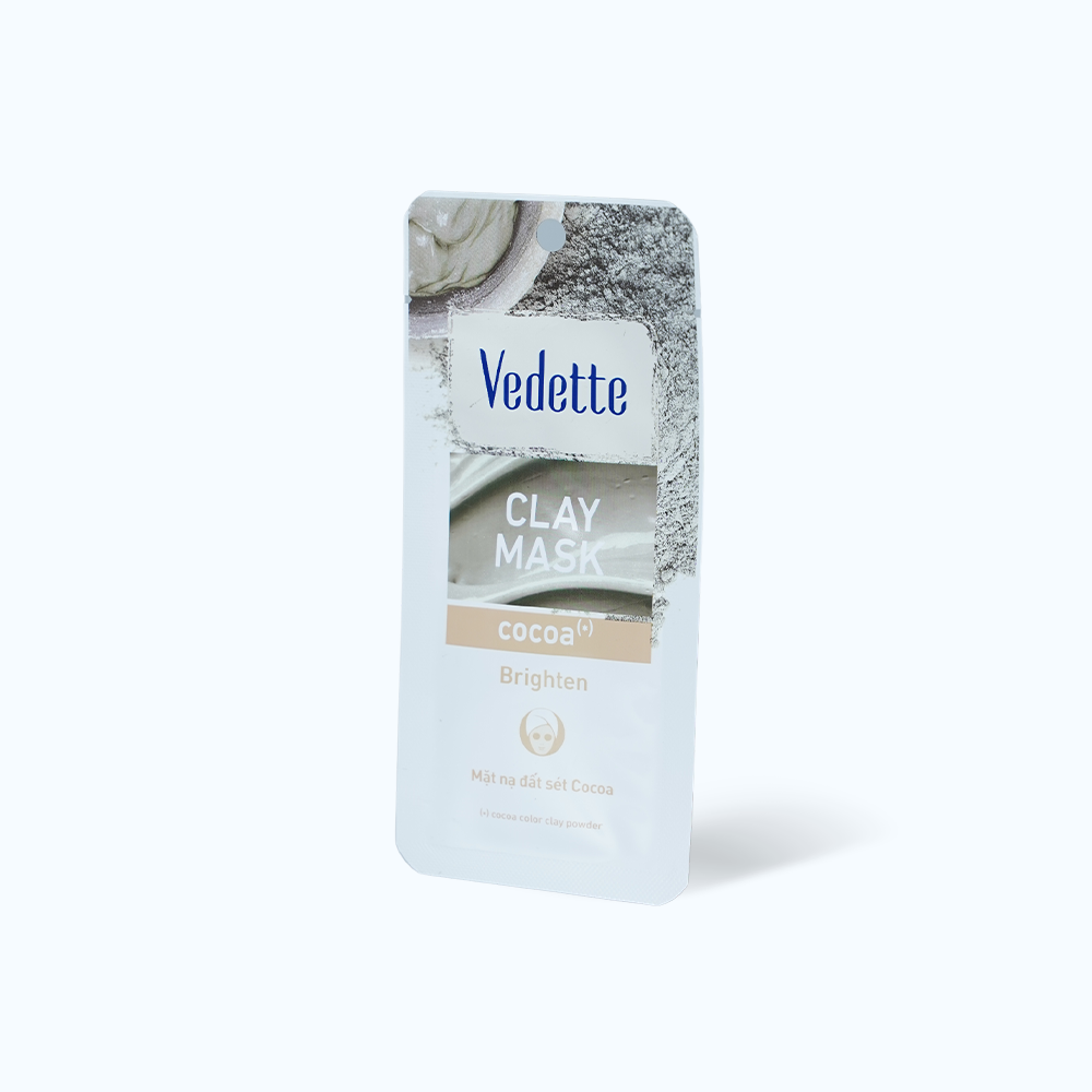 Mặt nạ đất sét bùn Vedette Clay Mask Cocoa (15ml)