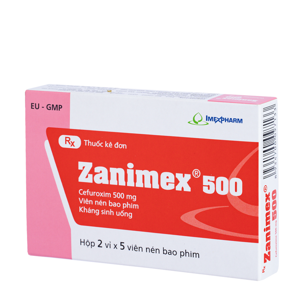 Zanimex 500 (Hộp 2 vỉ x 5 viên)