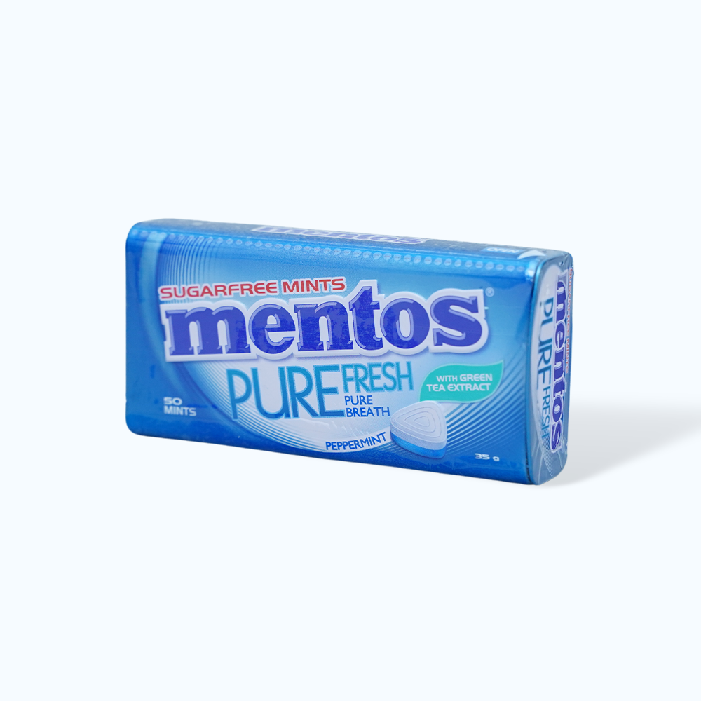 Kẹo ngậm không đường hương peppermint Mentos (35g)