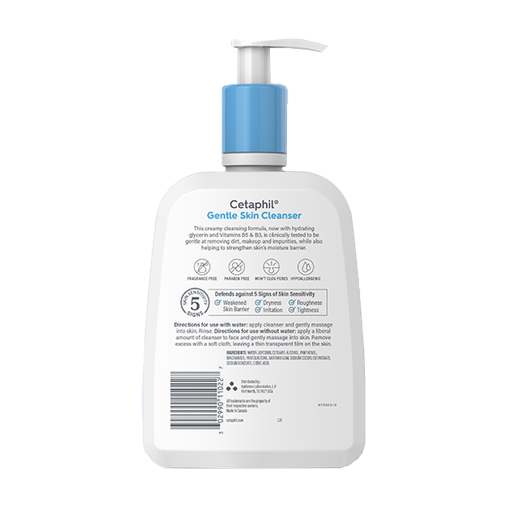 Sữa rửa mặt dịu nhẹ cho mọi loại da Cetaphil Gentle Skin Cleanser (Chai ...