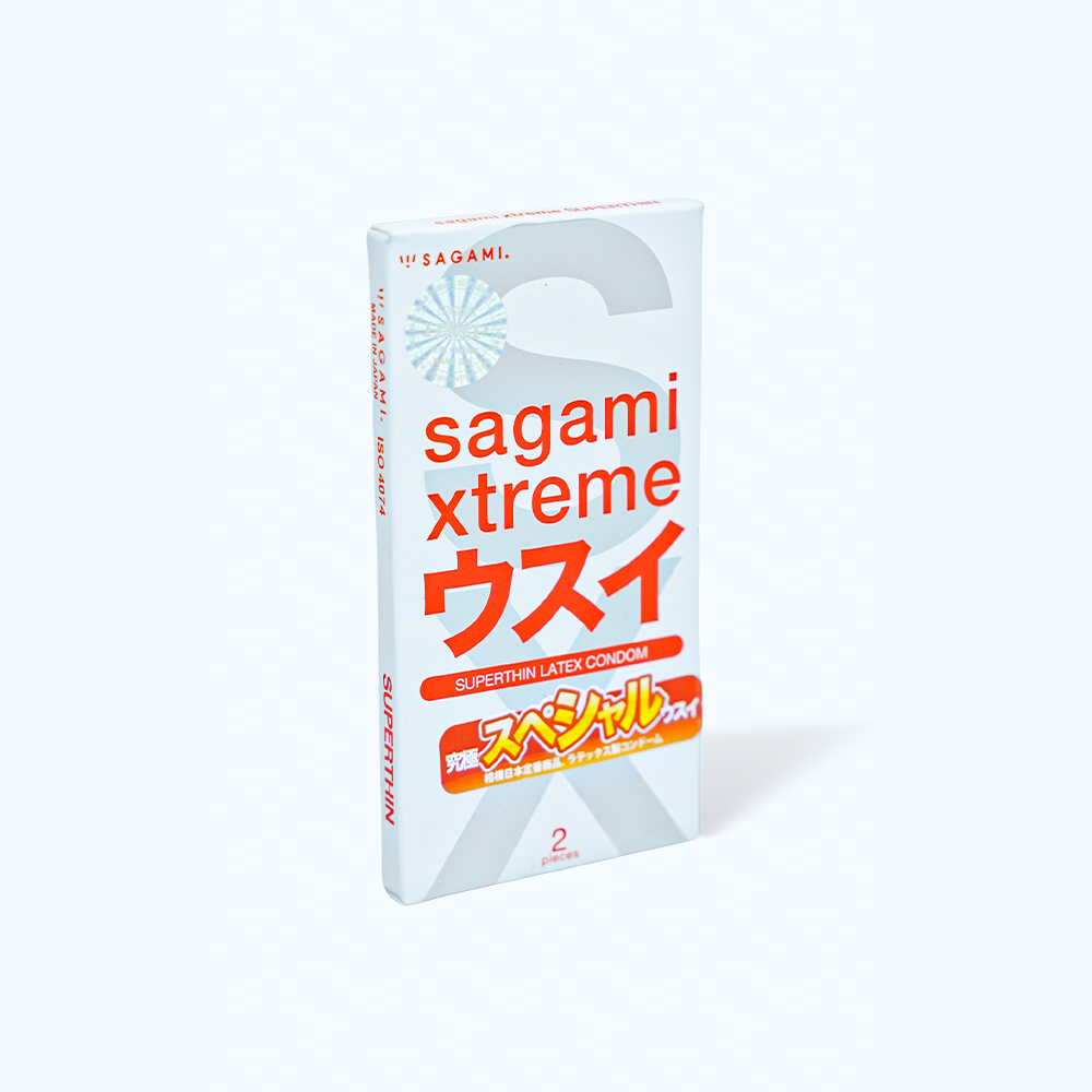 Bao cao su Sagami Xtreme Super Thin (Hộp 2 cái)