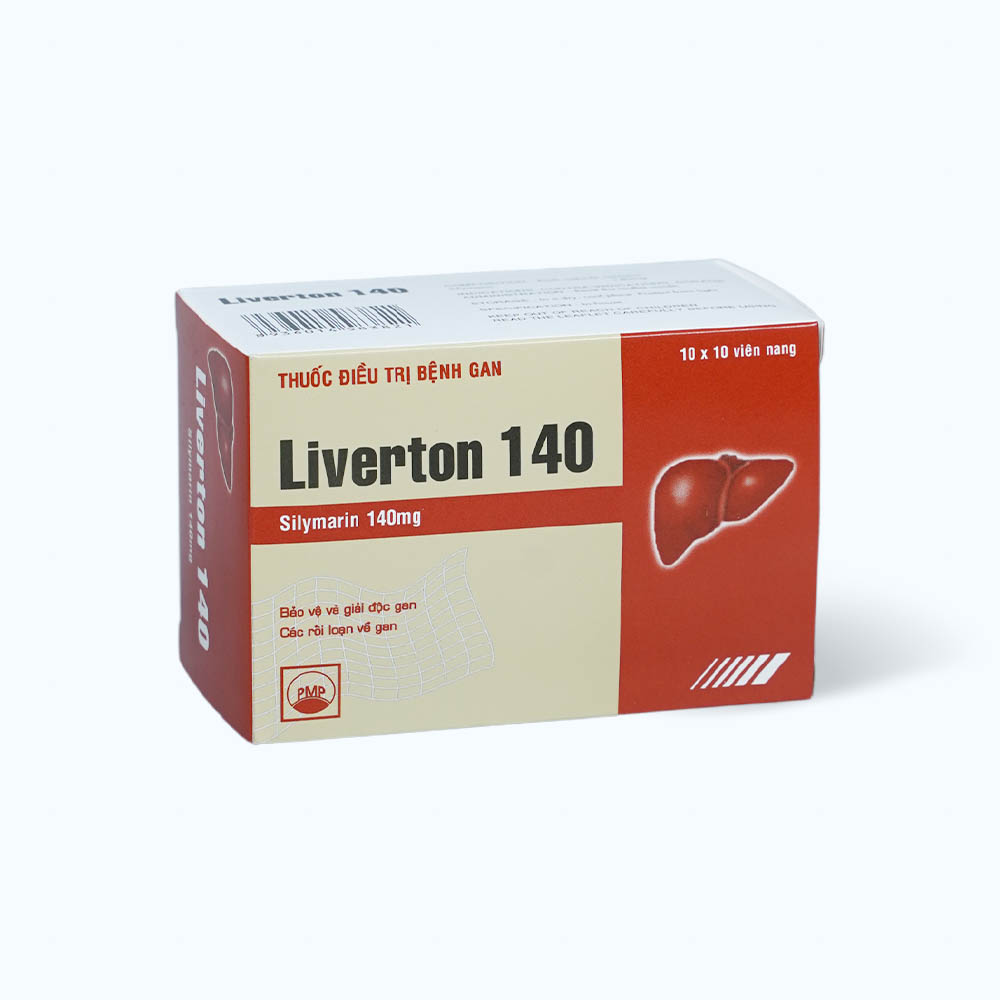 Liverton 140mg (Hộp 10 vỉ x 10 viên)