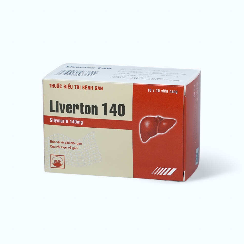 Liverton 140mg (Hộp 10 vỉ x 10 viên)