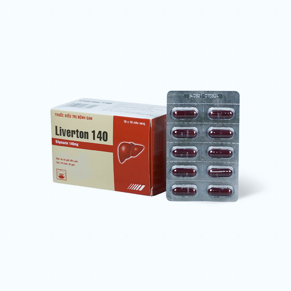 Liverton 140mg (Hộp 10 vỉ x 10 viên)