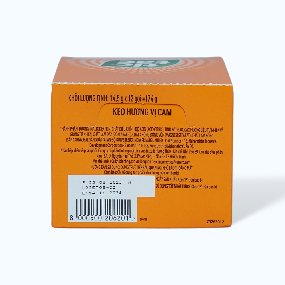 Kẹo ngậm hương cam Tic Tac (14.5g)