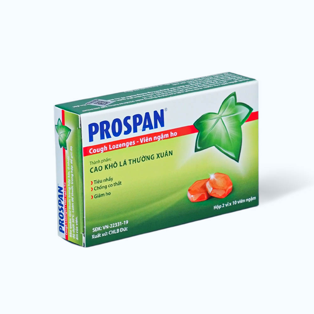 Prospan (Hộp 2 vỉ x 10 viên)