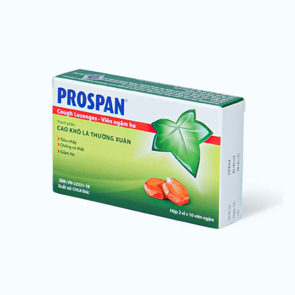 Prospan (Hộp 2 vỉ x 10 viên)