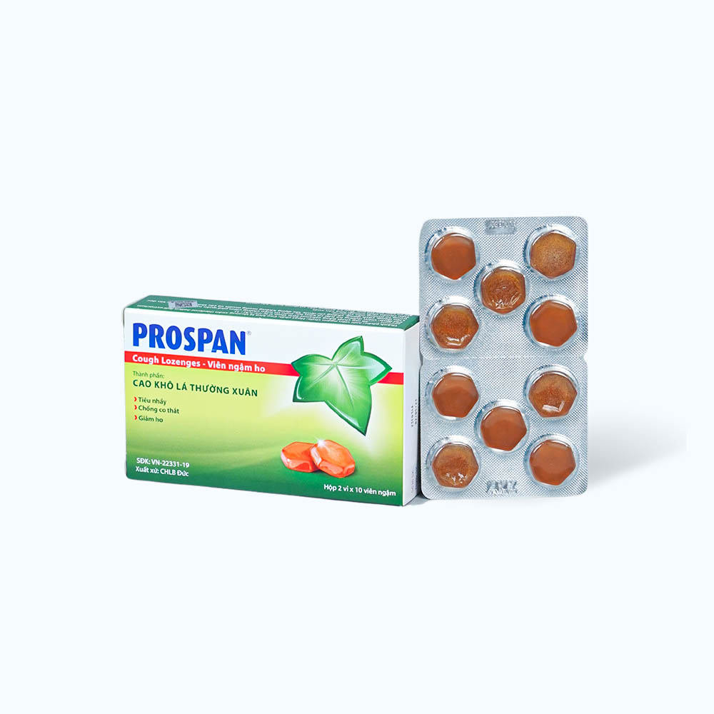 Prospan (Hộp 2 vỉ x 10 viên)