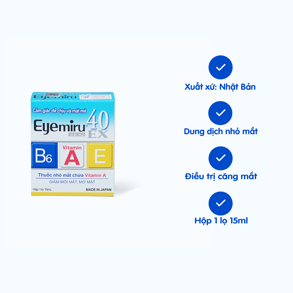 Eyemiru 40EX (Hộp 1 lọ 15ml)