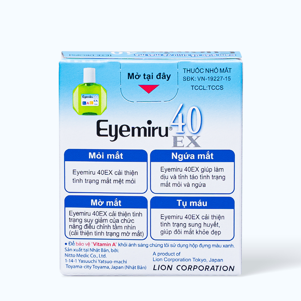 Eyemiru 40EX (Hộp 1 lọ 15ml)